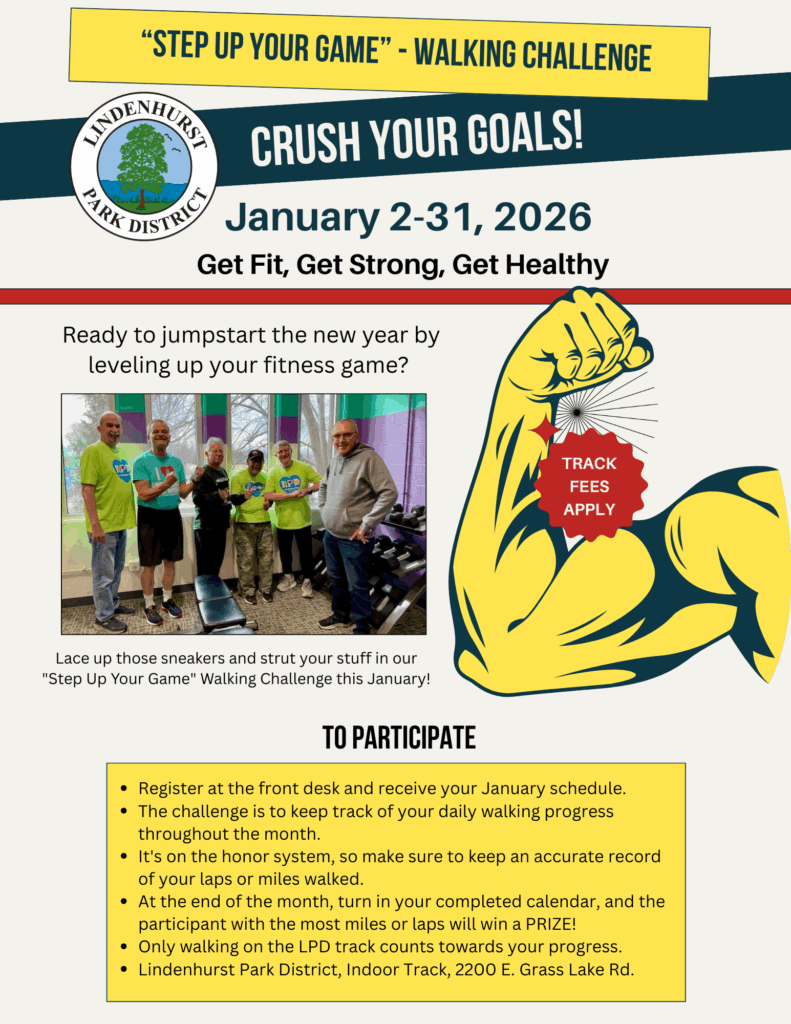 Walking Challenge January 2026! | Lindenhurst Park District
